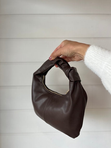 Myla Handle Bag Chocolate – Bell and Luca